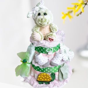 Handmade | Accessories | Turtle Diaper Cake Baby Shower Gift | Poshmark